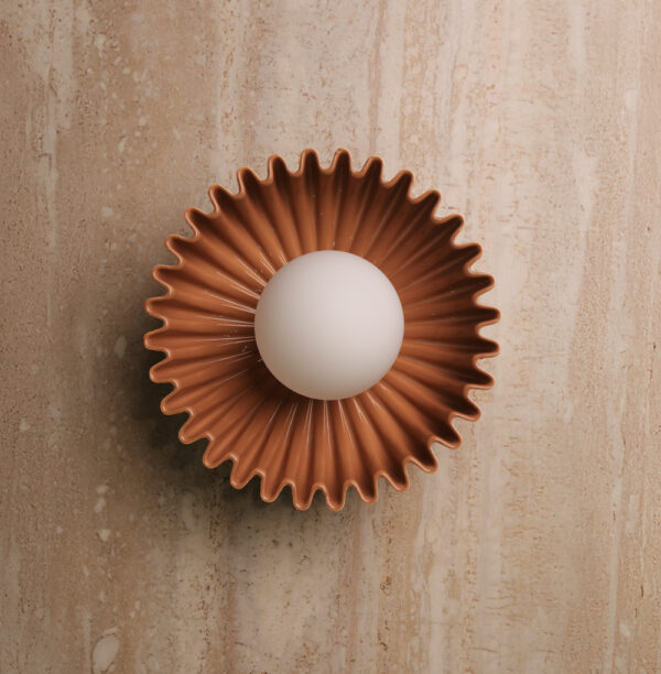 Shell Ceramic Wall Sconce Light - Design Tiles Sydney