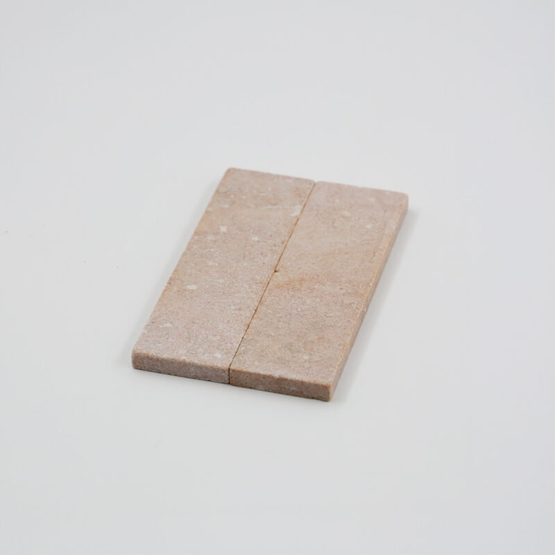 Rosa Murcia Subway Tumbled Marble Tile 45×150 mm - Design Tiles Sydney