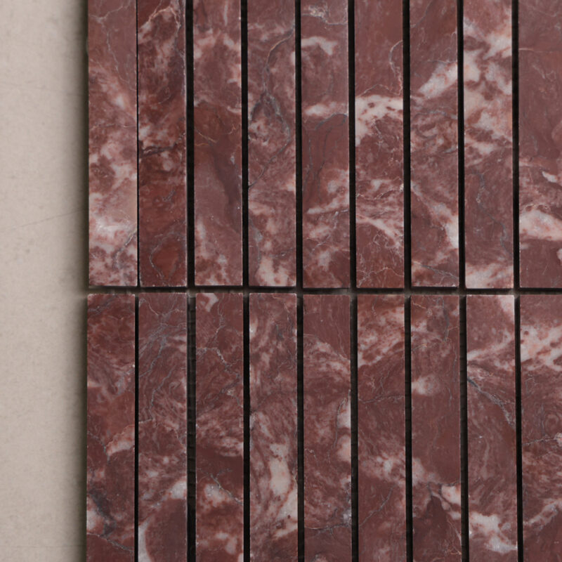 Stack Regal Purple Marble Mosaic 305x298 mm - Design Tiles Sydney